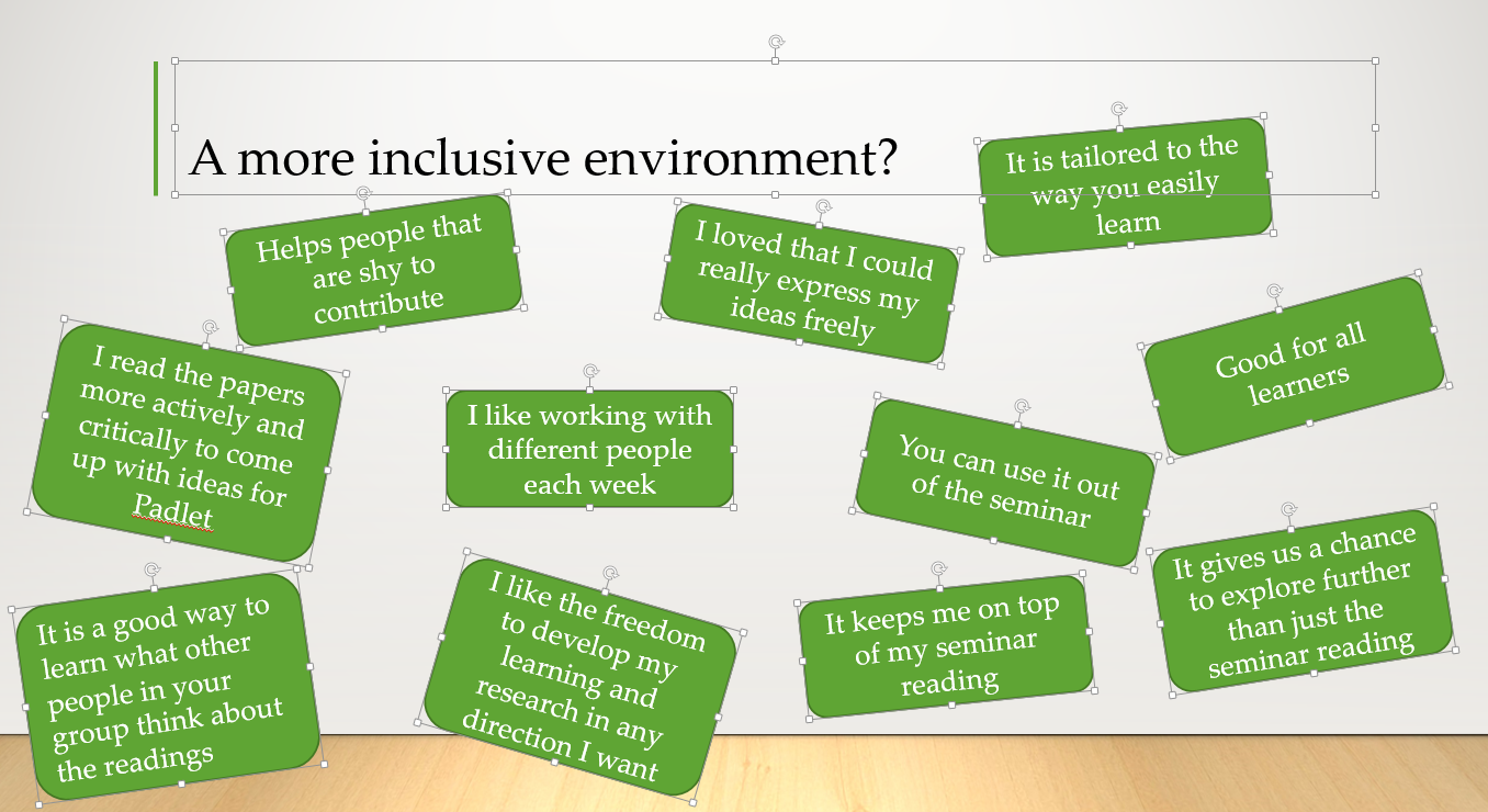 Spotlight on…the Padlet Project – The Active Learning Network