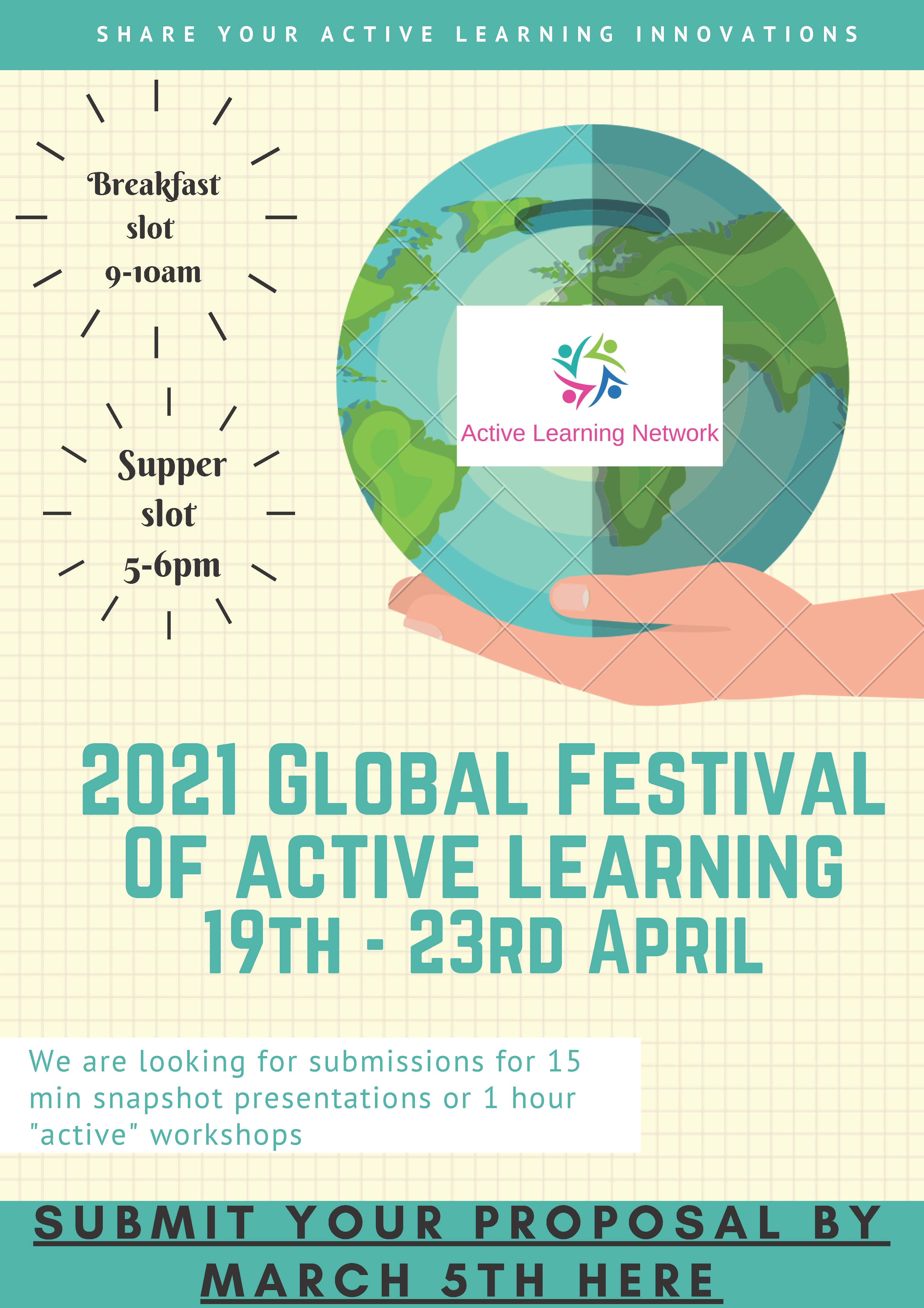 Join us for the Global Festival of Active Learning! – The Active ...